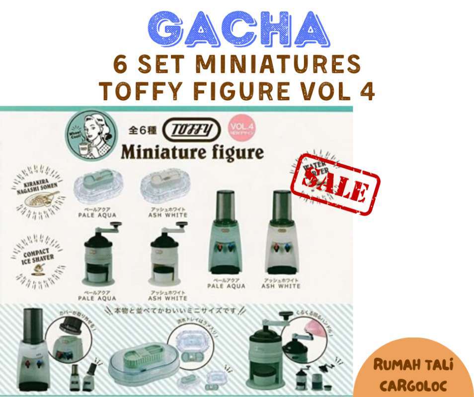 Jual Mainan Miniatur GACHA SET 6 MINI TOFFY FIGURE Vol 4 (JAPAN) di Seller Main Disini - Maleber ...