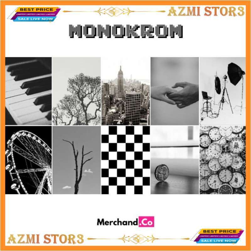 Jual 12 Pcs A5 Poster Dinding Aesthetic Monokrom Poster Mini Aesthetic ...