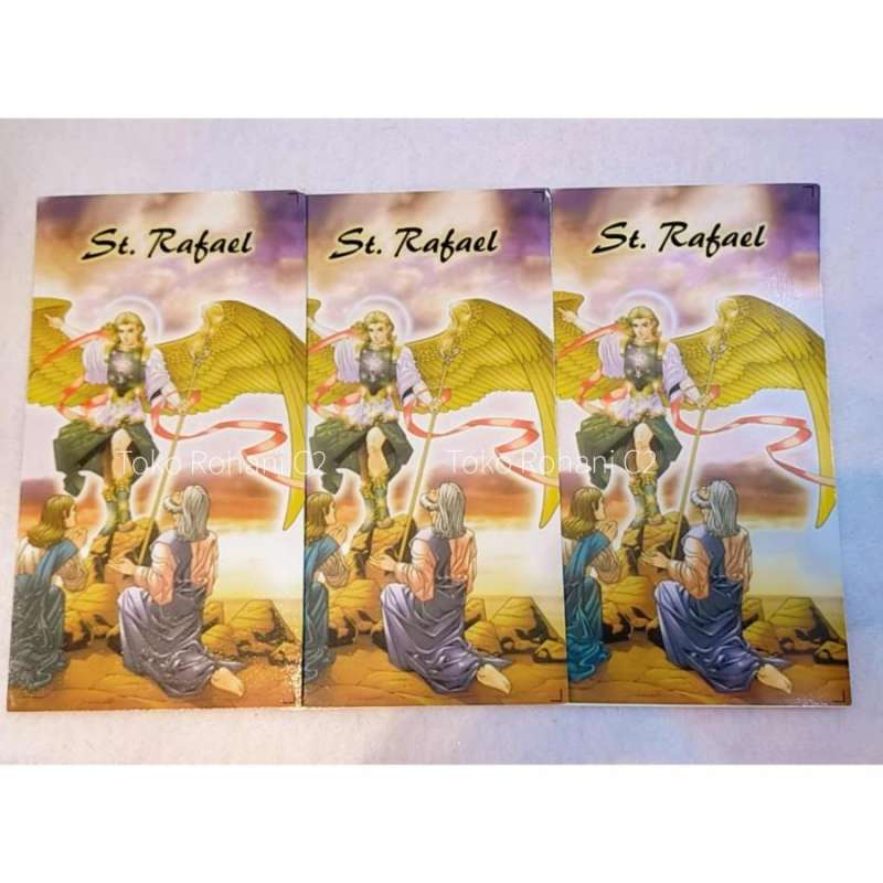 Jual Lembaran Doa Santo Rafael - Doa Santo Rafael - Buku Rohani di ...