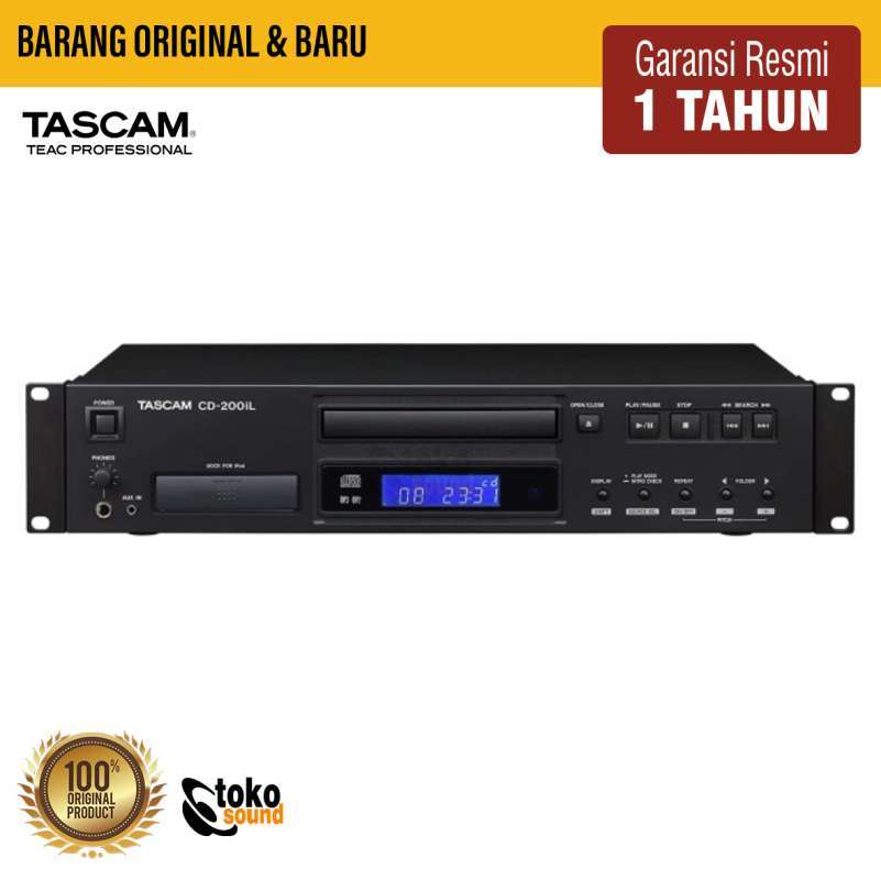 Jual Tascam Cd-200il Professional Cd Player With 30-pin And Lightning ...