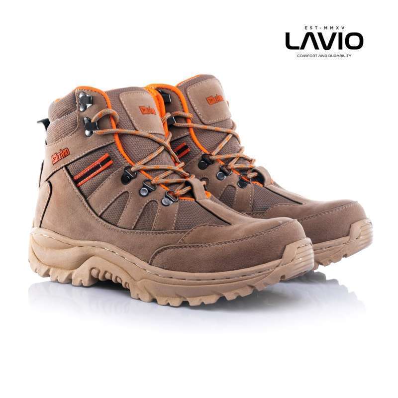 Promo Sepatu Boots Safety Ujung Besi Pria Lavio Geneva High Original ...