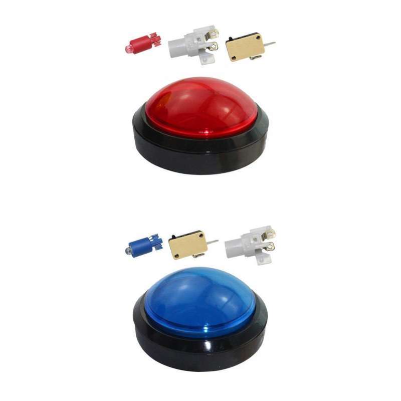 Promo 2x 100mm Lights Push Button with Micro Switch for Arcade Machine ...