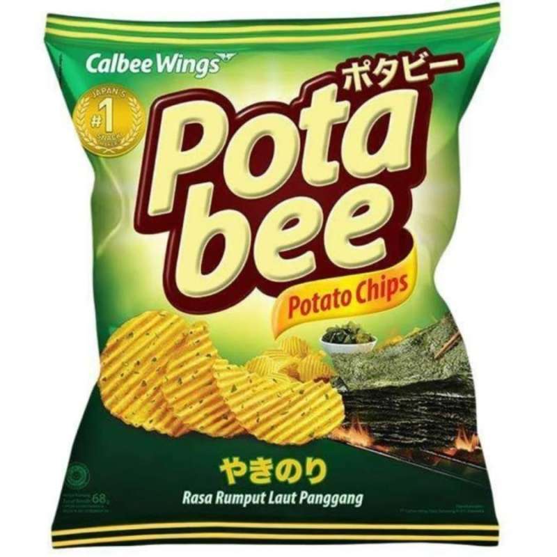 Jual Potabee potato chips rumput laut 68gr di Seller jco mart - Jati ...