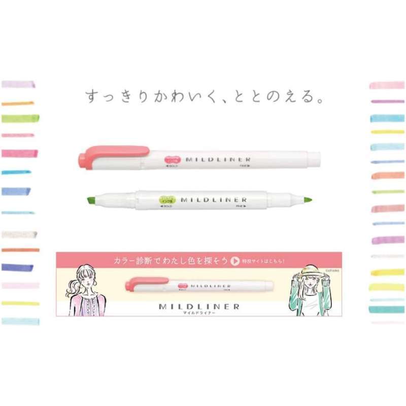 Jual Zebra Mildliner Double Sided Highlighter - Mild Cool Gray Di ...