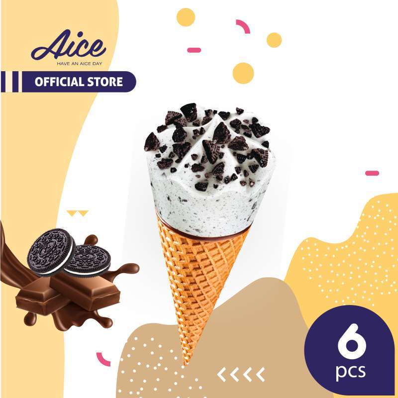 Promo Aice Bingo Cookies Cone Isi 6 Pcs Eskrim Diskon 31% Di Seller ...