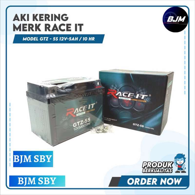 Jual ACCU AKI MOTOR FULL KERING RACE IT GTZ-5S KHARISMA SUPRA X 125 ...
