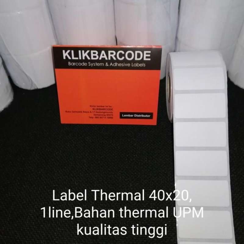 Jual Xprinter Stiker Label Thermal 40X20 | 40 X 20 | 4Cm X 2Cm- 800 ...