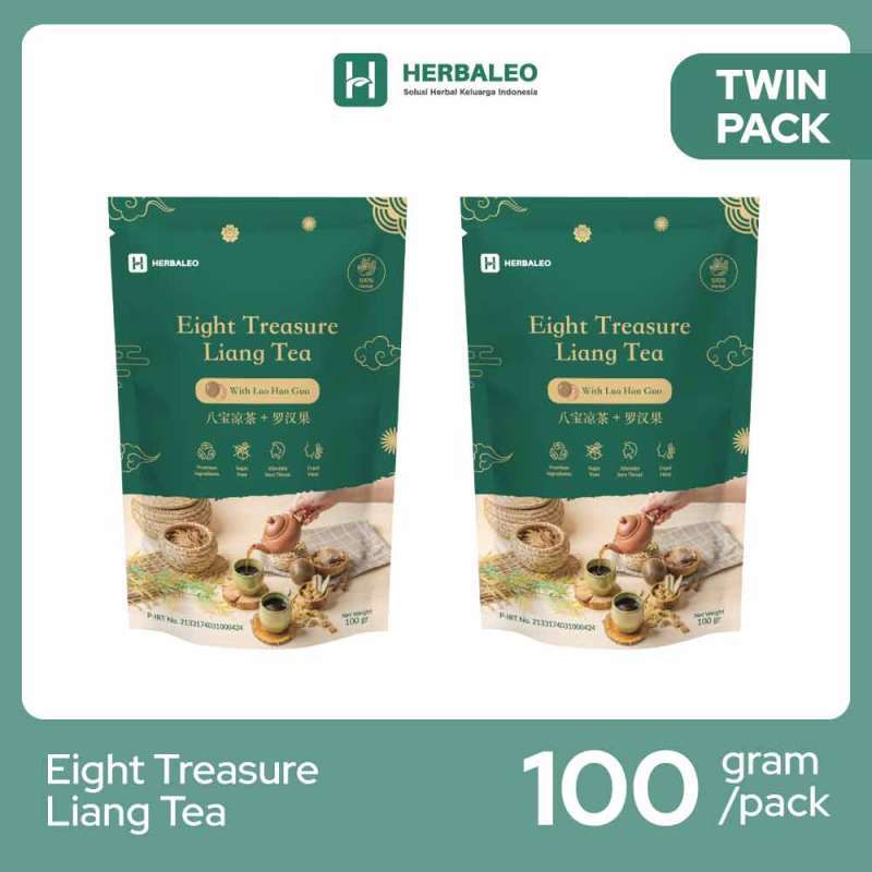 Promo Twinpack- Eight Treasure Liang Tea with Luo Han Guo Diskon 5% di ...