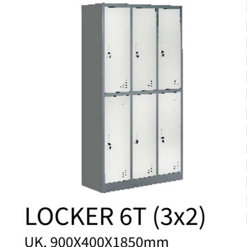 Jual Locker 6t (3x2) Frontline/ Filling Cabinet/lemari Besi/loker 6 Pintu Di Seller Kingkong ...