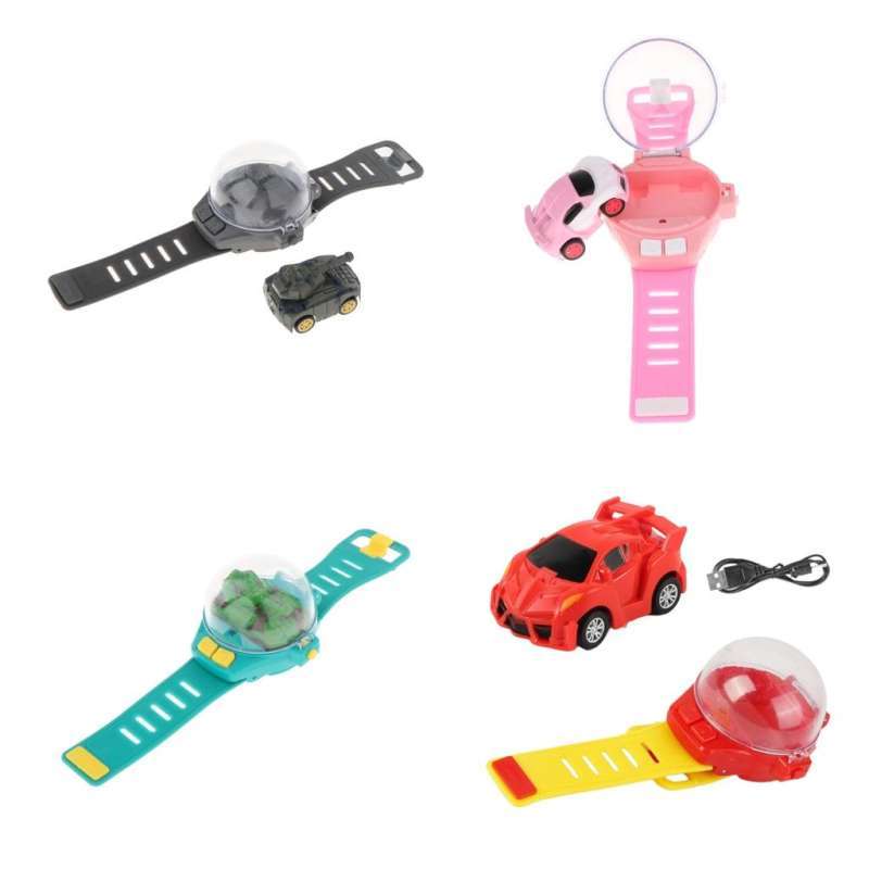 Promo Cartoon Remote Controlled Car Watch Toy RC Small Car Analog Watch ...
