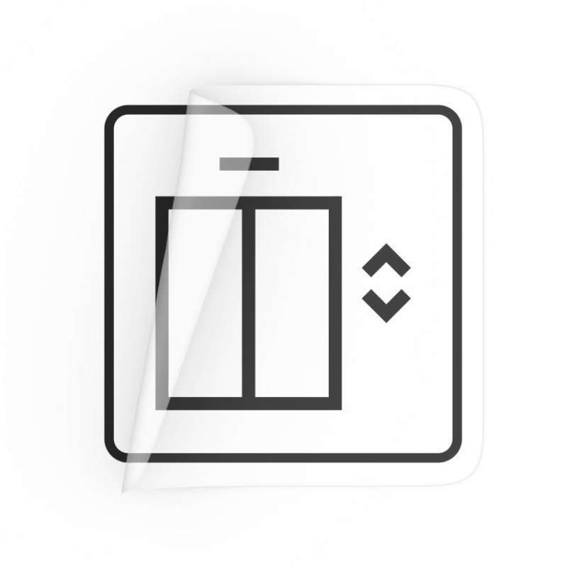 Jual Lift - Lift Sign Sticker - Wayfinding Sticker - Wall Sticker ...