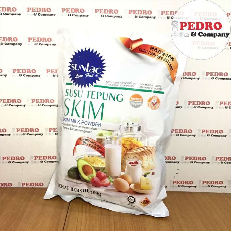 Jual Sunlac susu tepung skim milk powder 700 gram - low fat new zealand ...