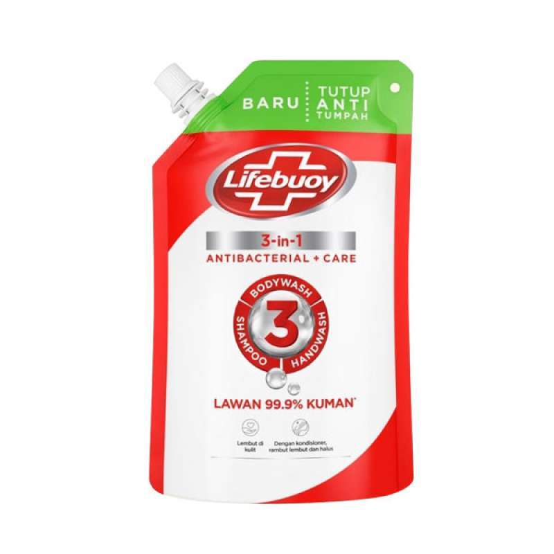 Jual LIFEBUOY BODY WASH 3IN1 KR REFILL 450ML di Seller Hypermart Gorontalo Official Store ...