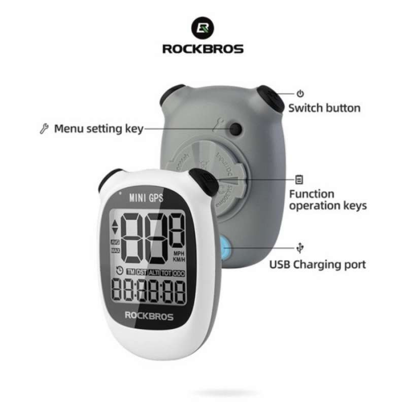 Promo Rockbros M3 Mini Bike Computer Speedometer Wireless - 9 Fungsi ...