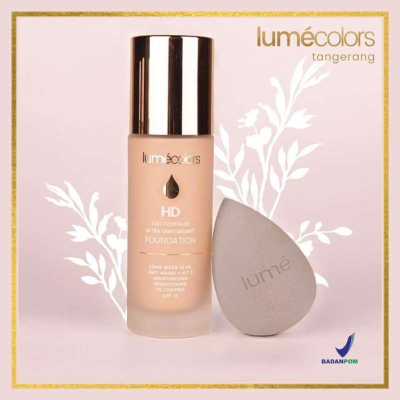 Jual Lumecolors Foundation & Lume Beauty Blender Special Bundling Di ...