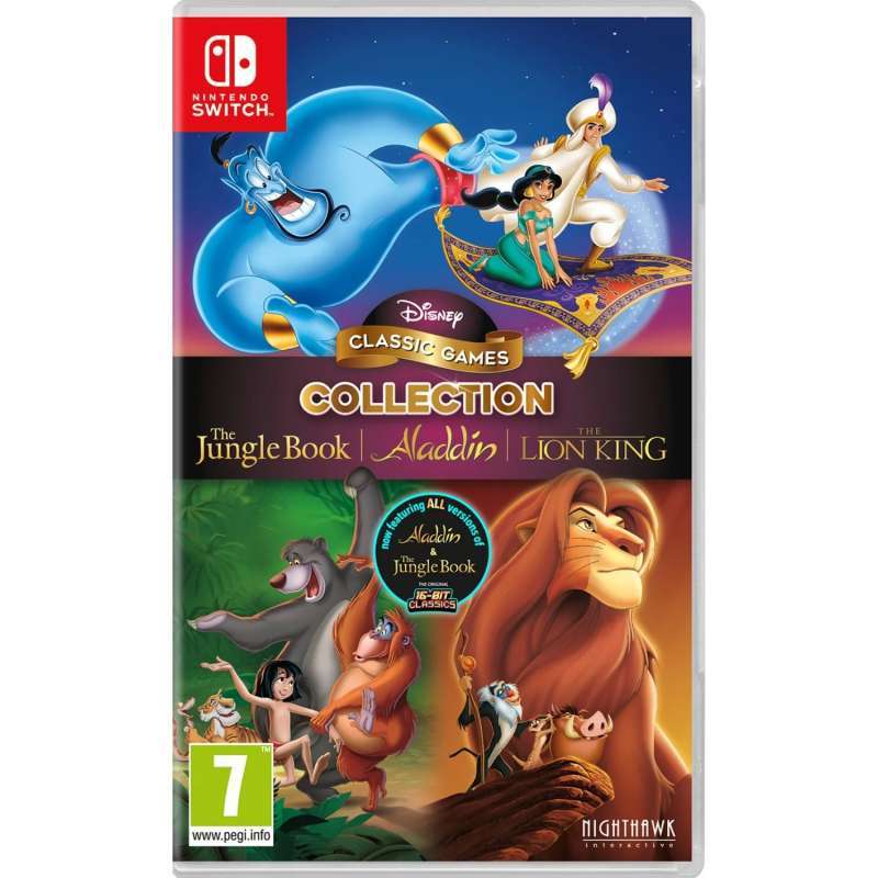Promo Switch Disney Classic Collection The Jungle Book Aladdin The Lion ...