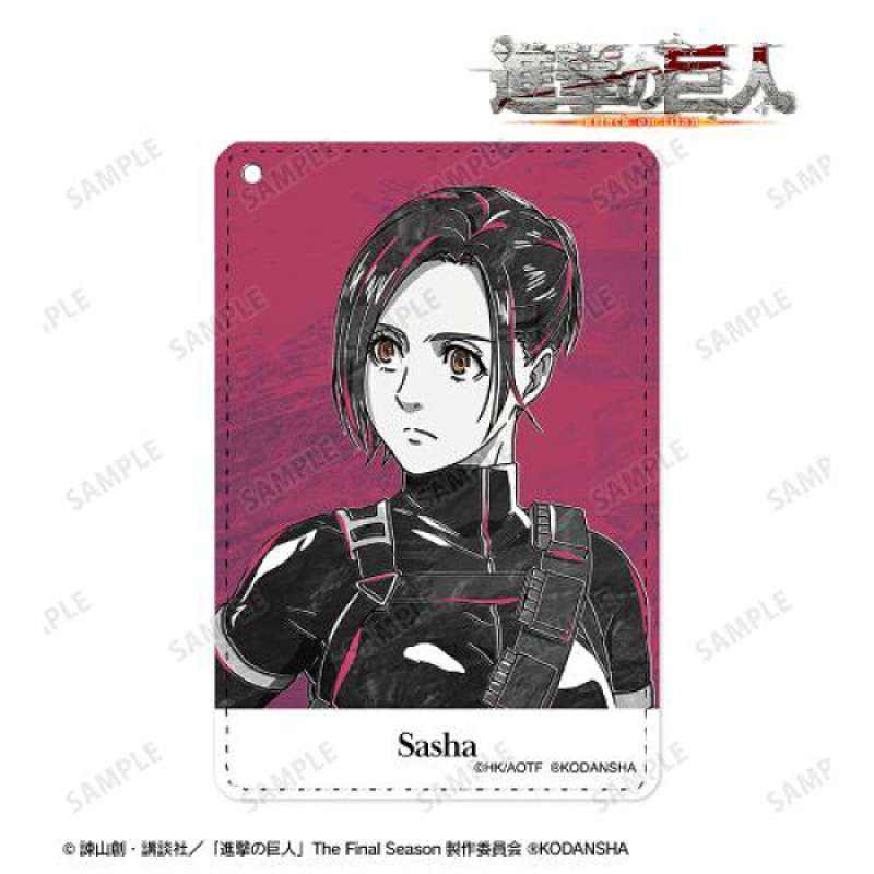 Jual Attack on Titan Sasha Ani-Art BLACK LABEL 1Pocket Pass Case di ...