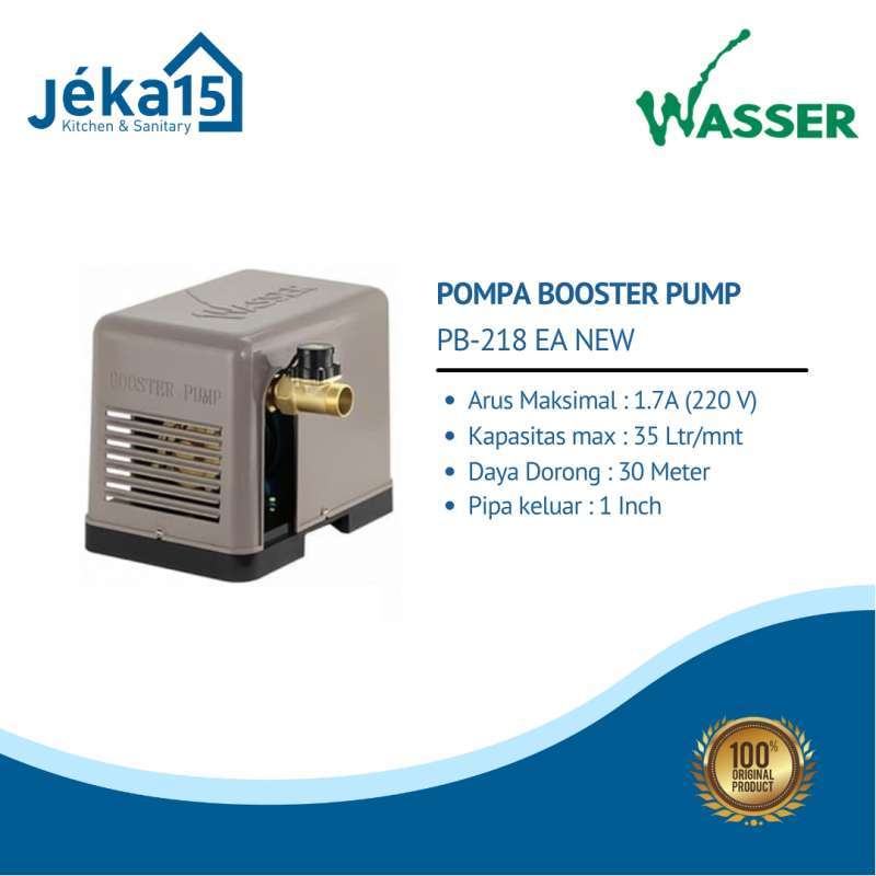 Jual Pompa Dorong WASSER | BOOSTER PUMP PB-218 EA New di Seller JEKA15 ...