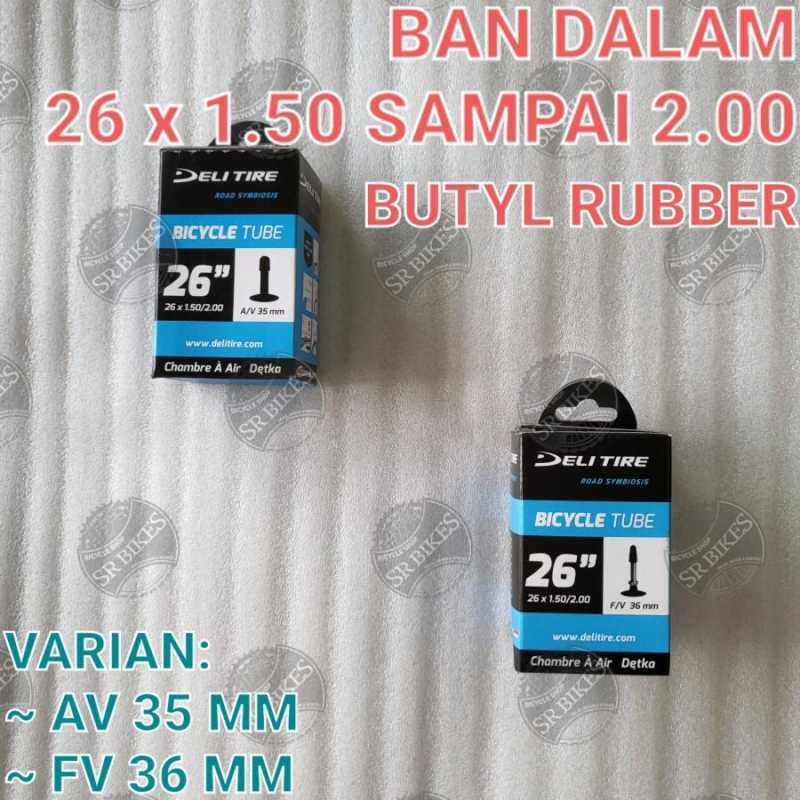 Jual Ban Dalam 26 x 1.50 / 2.00 Sepeda MTB Gunung. DELI TIRE di Seller SR Bikes - Kab ...
