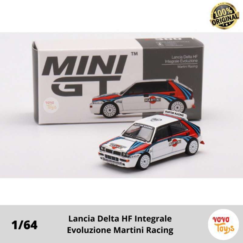 Promo MiniGT 300 Lancia Delta HF Integrale Evoluzione Martini Racing ...