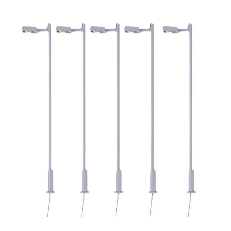 Promo 5x Model Railway Lights Street Light Prop Architecture Accessory ...