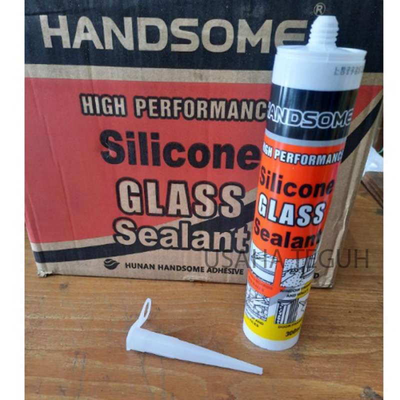 Jual Lem Botol Handsome Lem Kaca Botol Lem Sealant Botol 300ml Black di ...