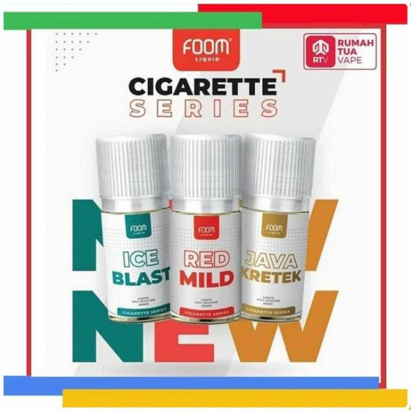 Jual Foom Cigarettes Series Saltnic 30Mg 50Mg 30Ml Premium Liquid Vape ...