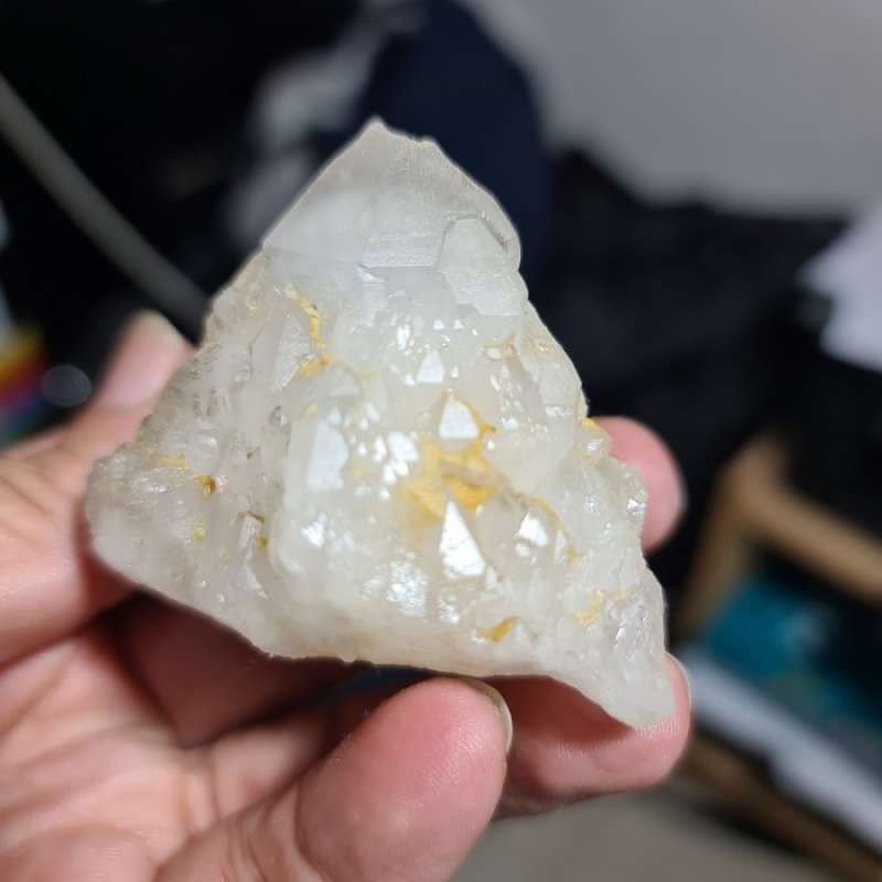 Promo Clear Milky Quartz Cluster Ss680031 Diskon 50% Di Seller Kinz St ...