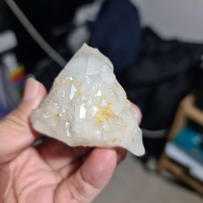 Promo Clear Milky Quartz Cluster Ss680031 Diskon 50% Di Seller Kinz St ...