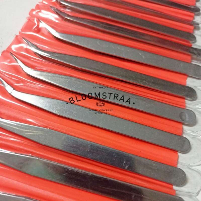 Jual Pinset Obras Bengkok Overlock Tweezers Capit Benang Mesin Obras Di ...