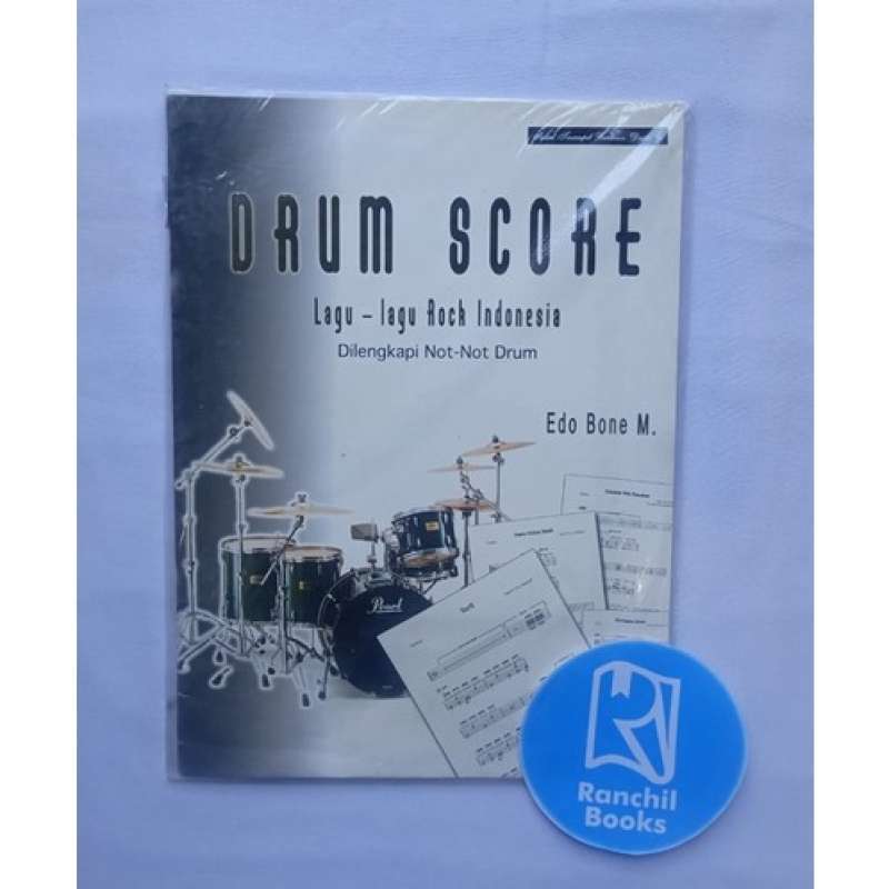 Jual DRUM SCORE EDO BONE LAGU LAGU ROCK INDONESIA DILENGKAPI NOT NOT ...