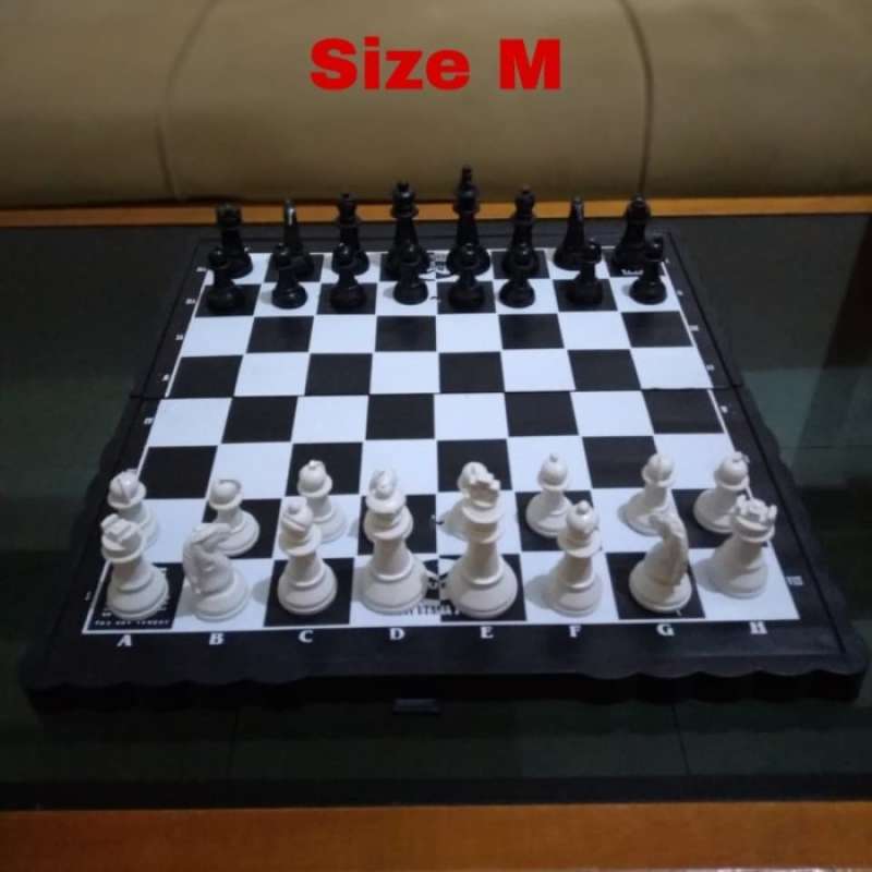 Promo Papan Catur Plastik Ukuran Medium - Chess Board Game - Multicolor ...
