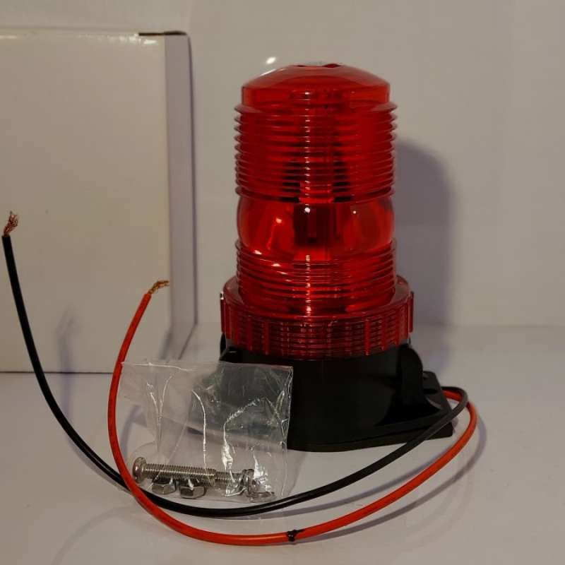 Jual Rotary Lamp/ Lampu Rotari 10-100V Merah di Seller SENTRA ...