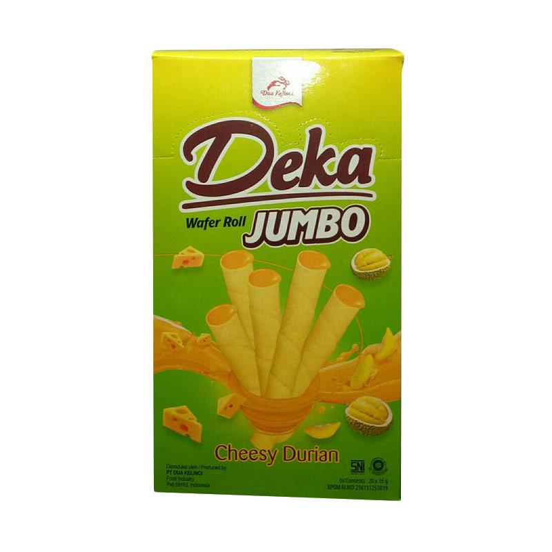Jual Deka Jumbo Cheesy Durian Biskuit & Snack [16 g/ 20 pcs] di Seller ...