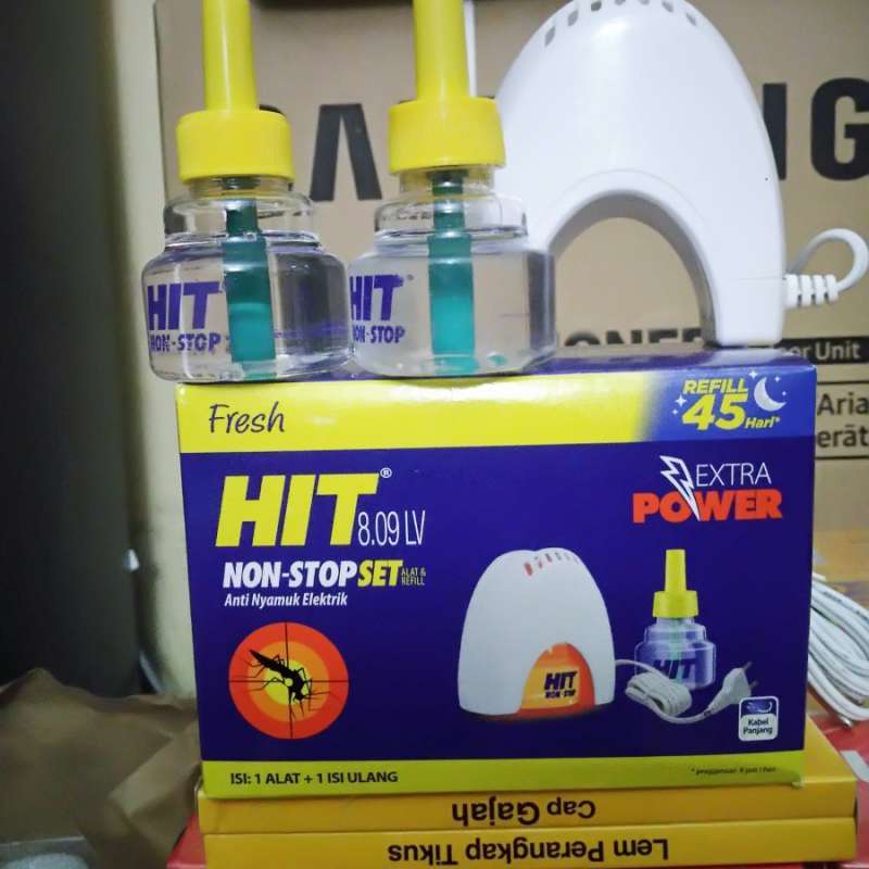 Jual Hit Non Stop Set Alat + 2 Refill obat anti nyamuk promo di Seller Rudolf olshop - Ciparigi ...