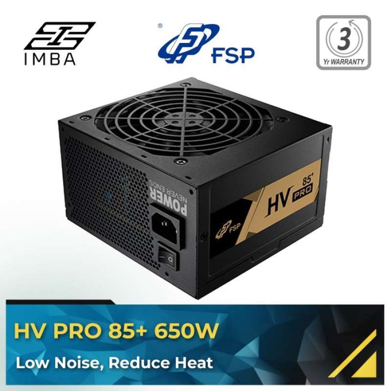 Promo Fsp Hv Pro 650W 85+ Bronze [Atx, Psu] Diskon 12% di Seller ...