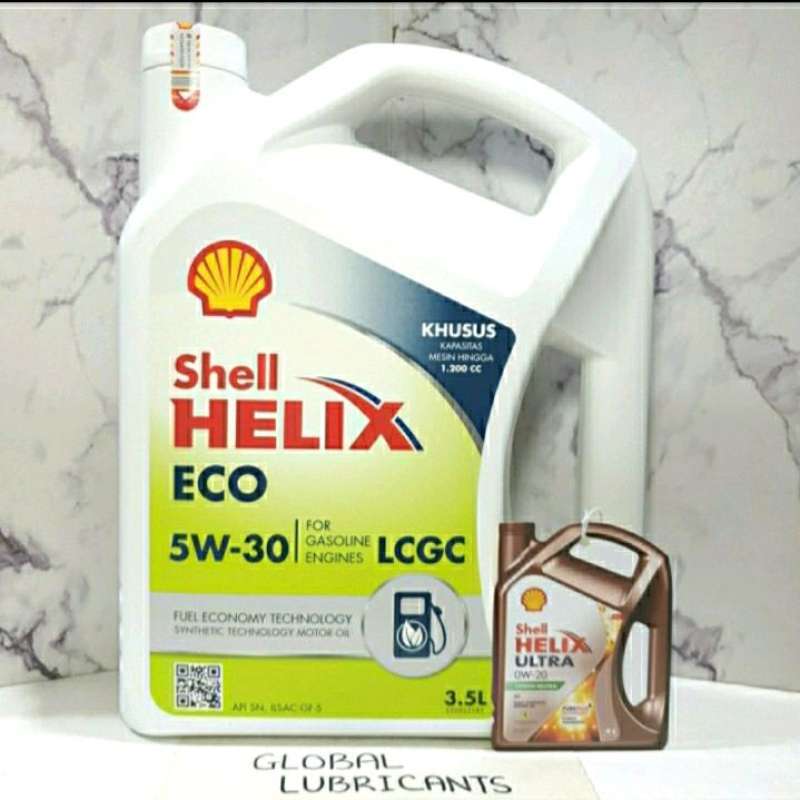 Jual Shell Helix ECO 5W-30 3,5 Liter (Oli Mesin LCGC) di Seller Global ...
