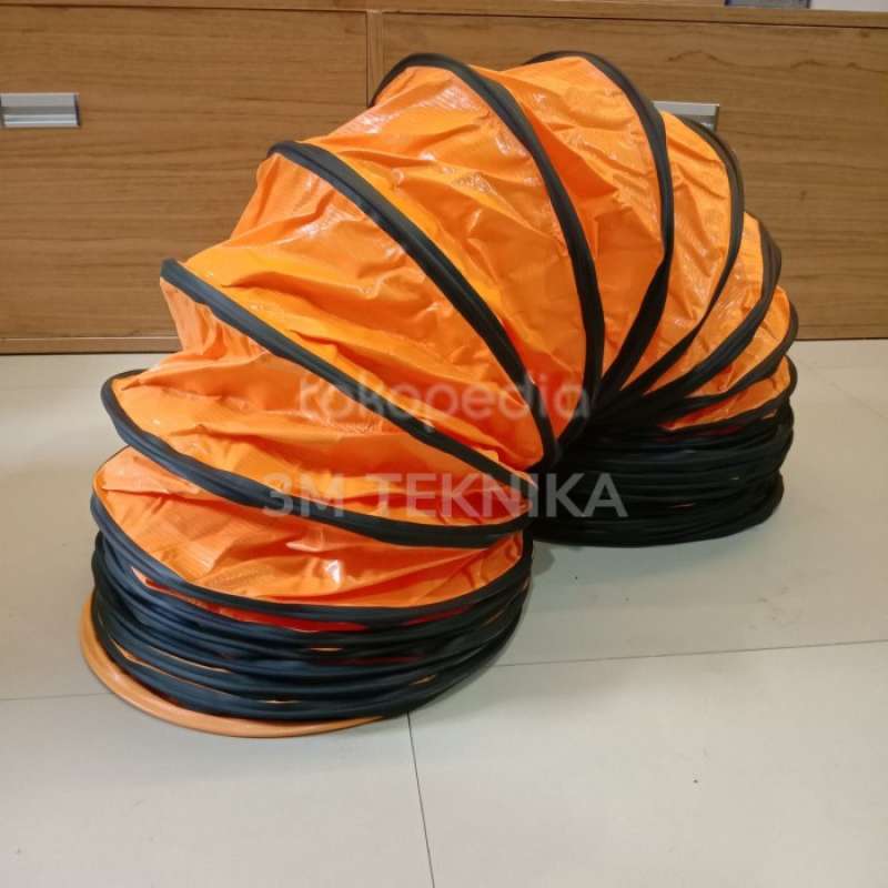 Promo Kipas Blower Ventilator 12 Inch Plus Flexible Duct 10 / 5 Meter ...