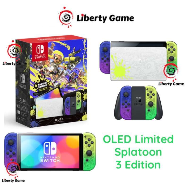 Jual Nintendo Switch Oled Console Splatoon 3 Limited Edition di Seller ...