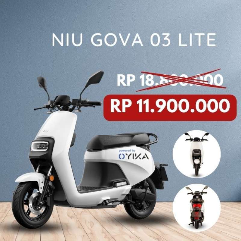 Jual Motor Listrik Niu Gova 03 Lite Di Seller Oyika Indonesia - Kebon Besar, Kota Tangerang | Blibli