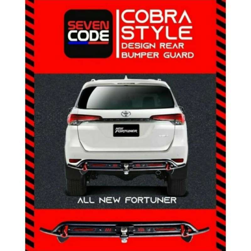Jual Towing Belakang All New Fortuner 2016 Up Sevencode Cobra Bumper ...