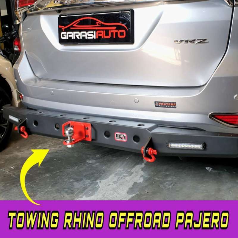 Jual Tanduk Towing Bar Belakang All New Triton Bumper Guard RHINO ...