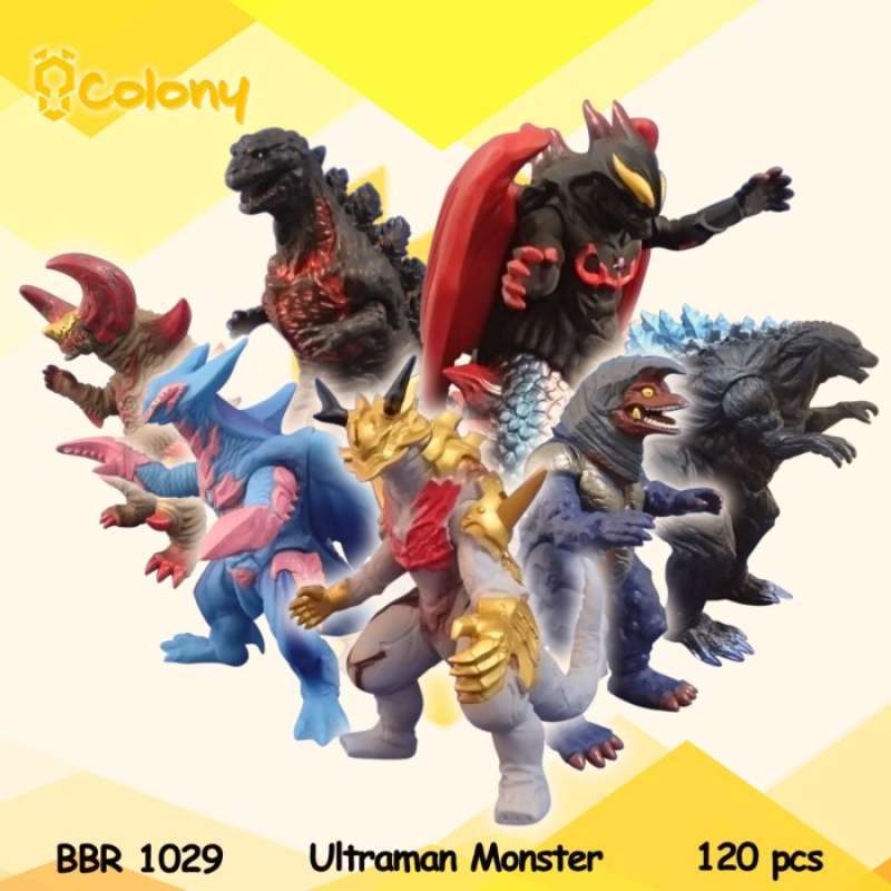 Jual PROMO BBR1028 MAINAN ANAK ACTION FIGURE GODZILLA MONSTER ULTRAMAN ...