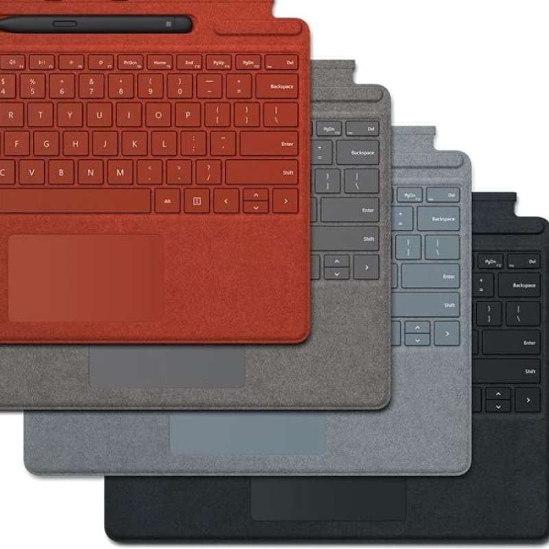 Promo Microsoft Surface Pro 8 / Pro X Signature Type Cover keyboard ...
