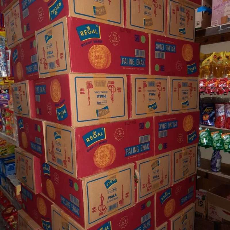 Jual biskuit regal sachet 1 dus isi 12 pak x 10 pcs di Seller Toko Ade ...
