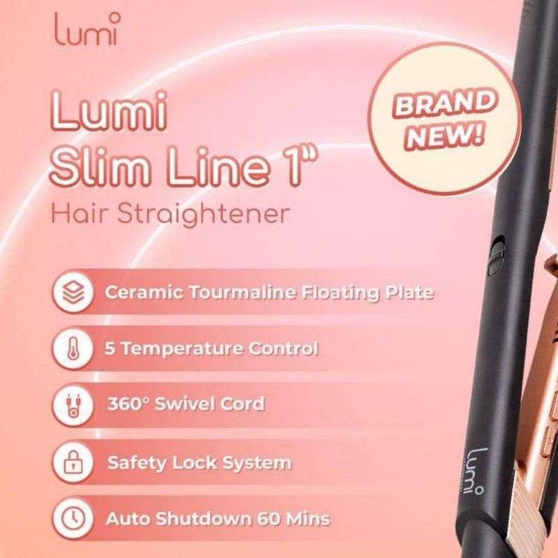 Jual Lumi Professional Slim Hair Straightener 1 Inch Di Seller ...