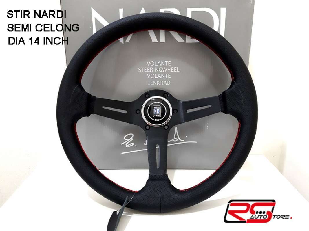 Jual Stir Setir NARDI 14 Inch (350mm) Semi Celong - Import Steering ...