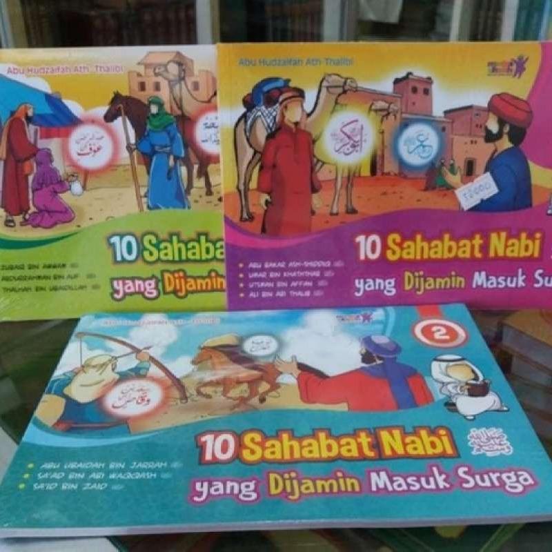 Promo BUKU ANAK 10 SAHABAT NABI YANG DIJAMIN MASUK SURGA 1 SET (3 BUKU ... Promo BUKU ANAK 10 SAHABAT NABI YANG DIJAMIN MASUK SURGA 1 SET (3 BUKU ...