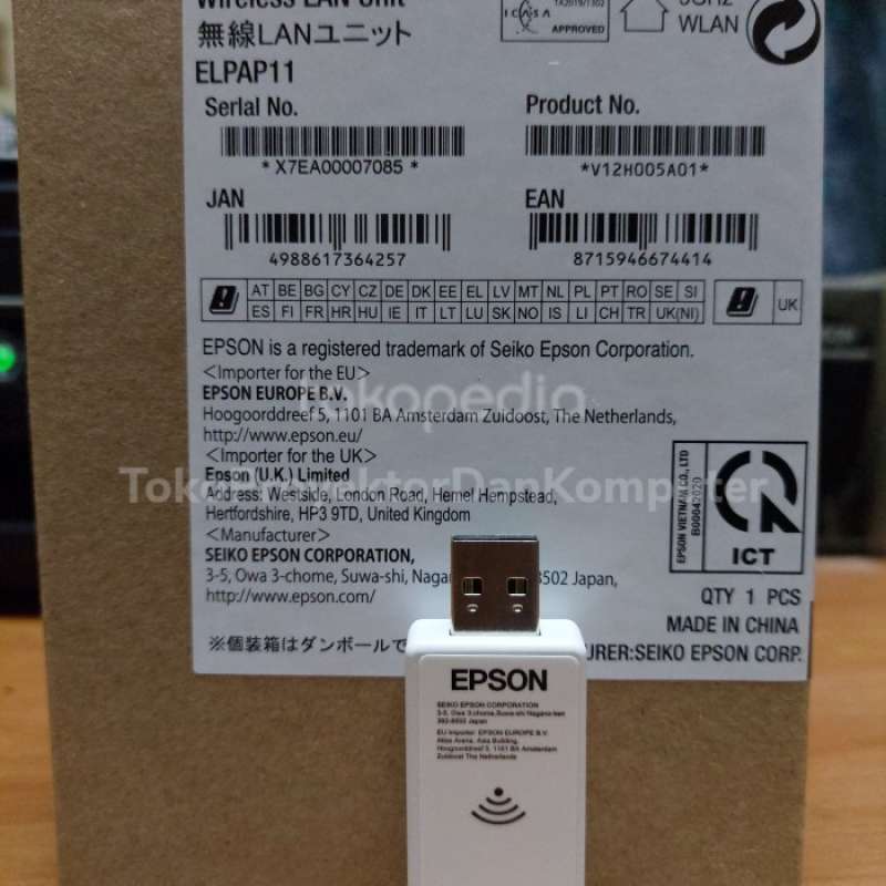 Promo Wireless Dongle Projector Epson-Elpap11 Diskon 12% di Seller ...