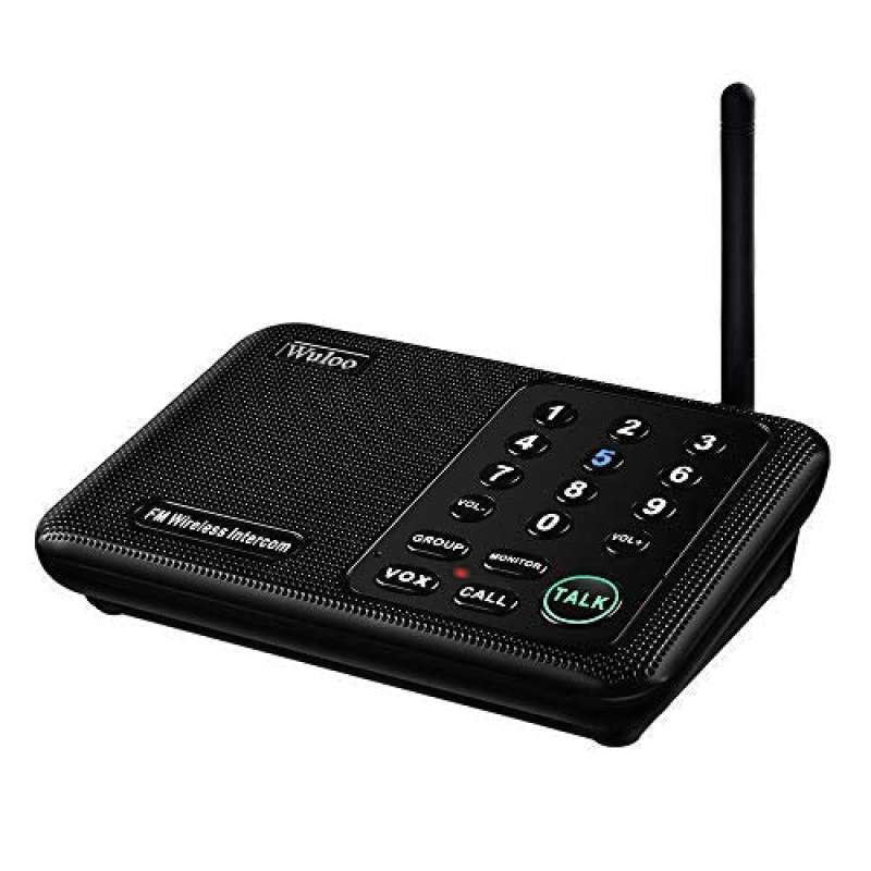 Promo Wuloo Intercoms Wireless for Home 5280ft Range 10 Channel 3 Code ...